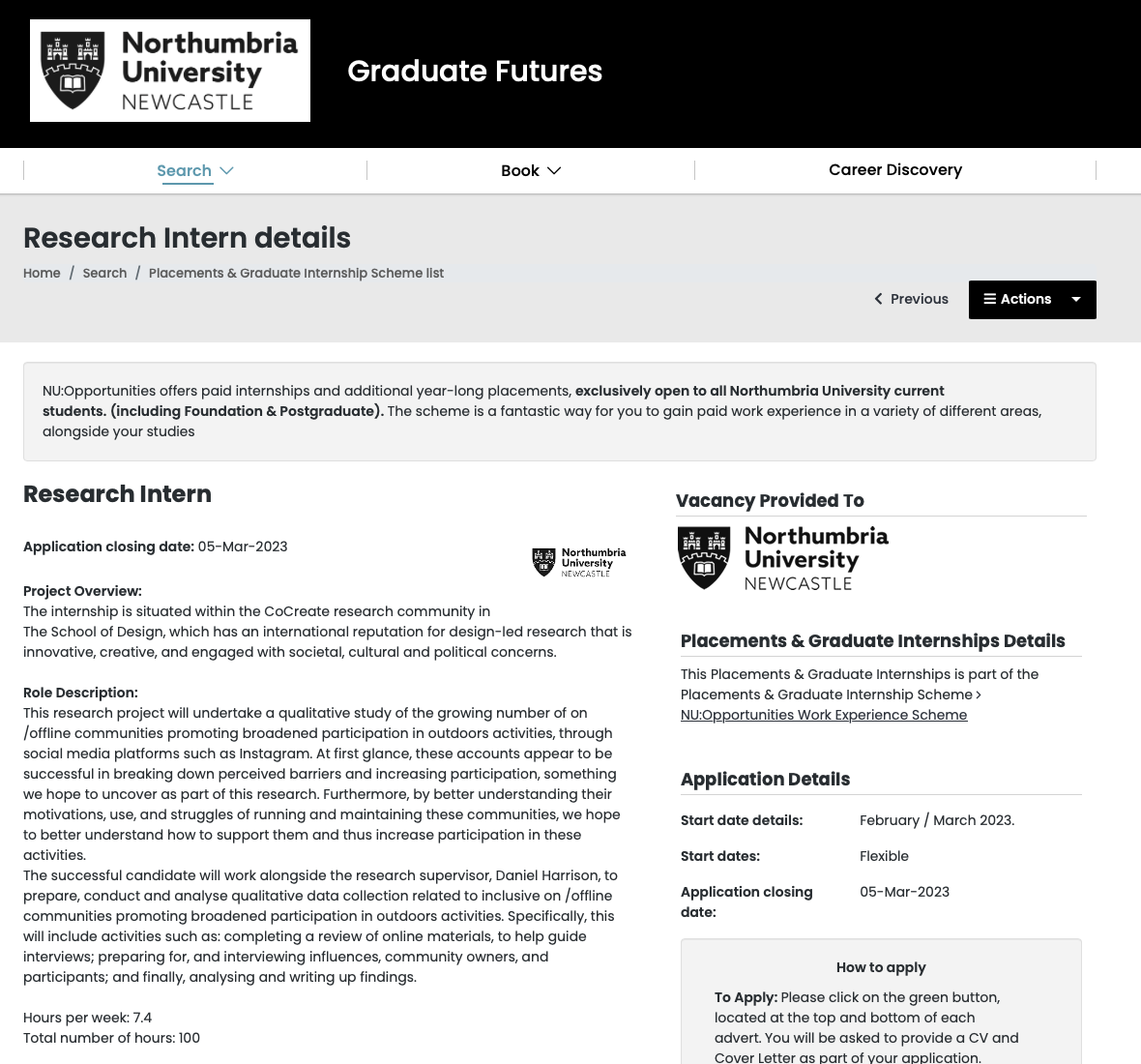 Internship Opportunity: Research into EDI, Social Media and Broadening ...